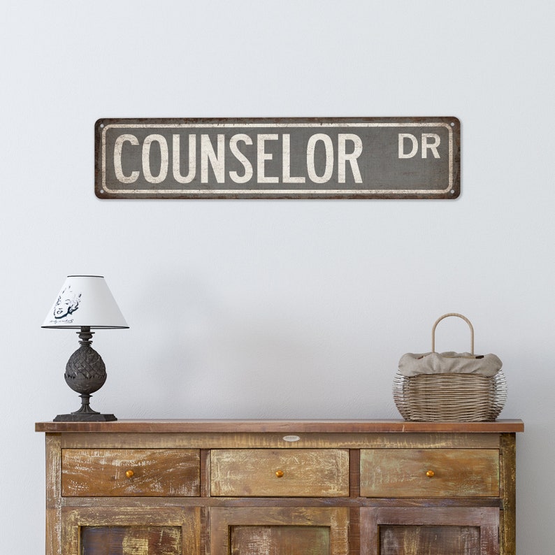 Counselor Sign, School Counselor Street Sign, Health Care, School ...