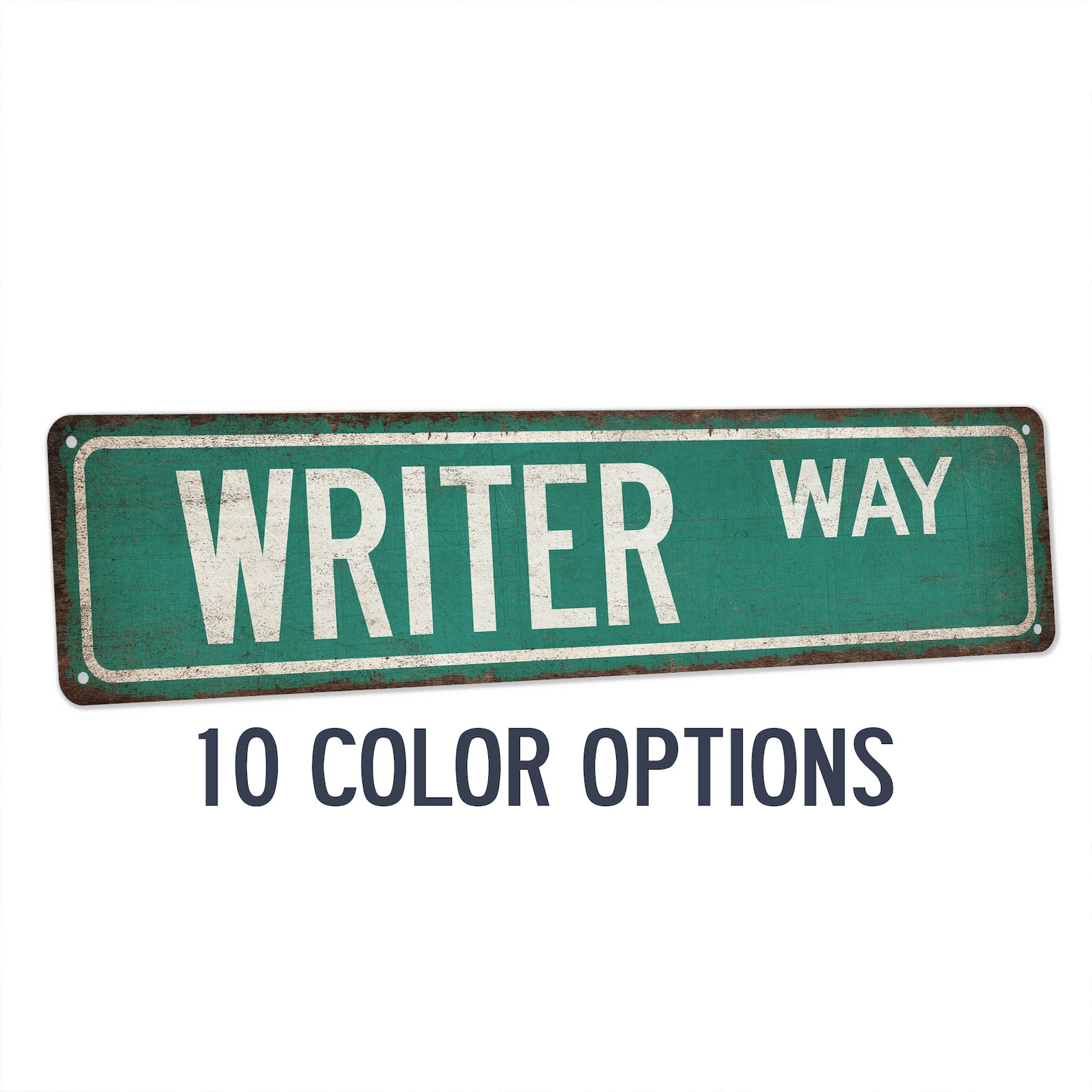 Writer Sign, Writer Street Sign, Gift for Author, Literature, Books ...