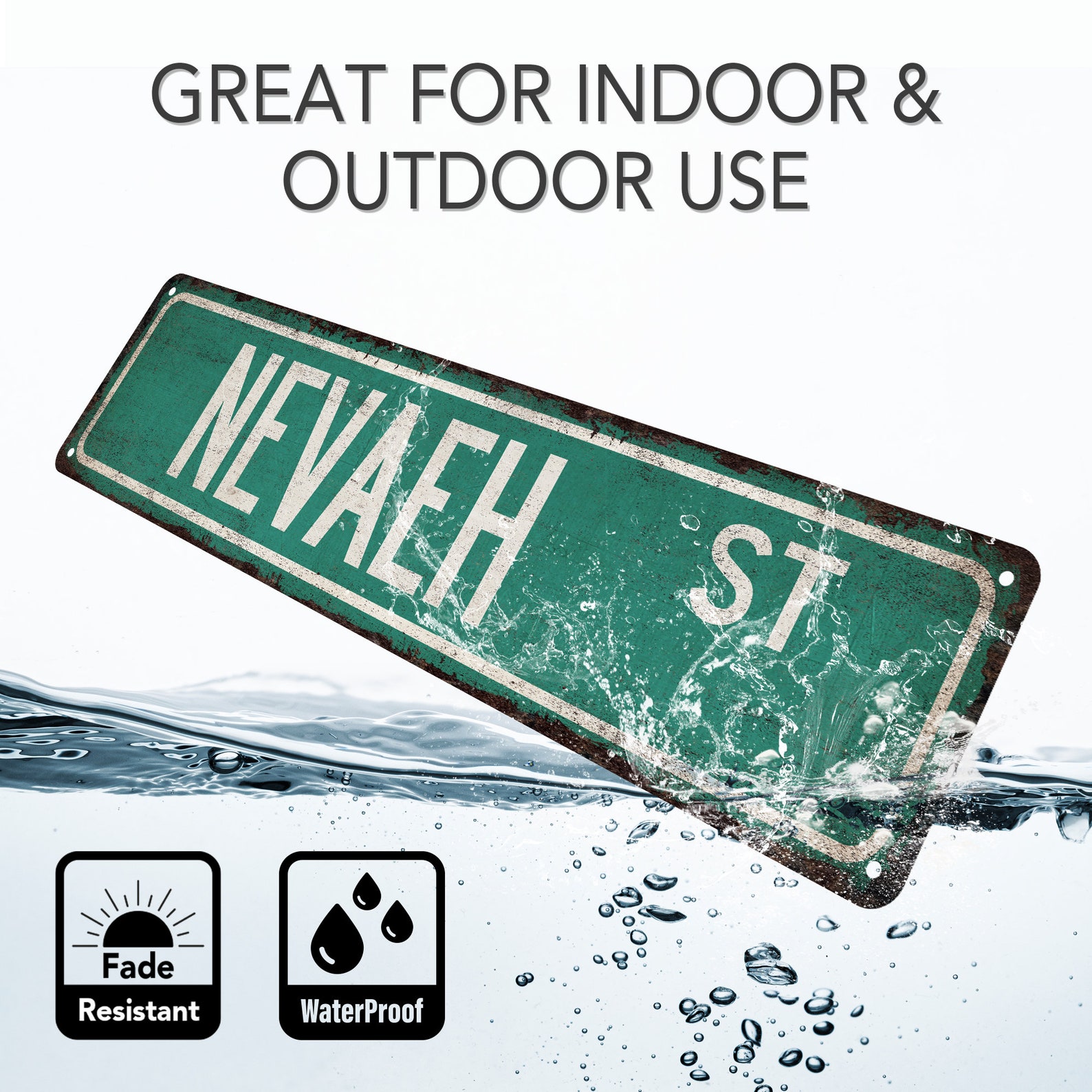 Nevaeh Sign, Nevaeh Gift, Girls Room Decor, Custom Street Sign, Signs ...