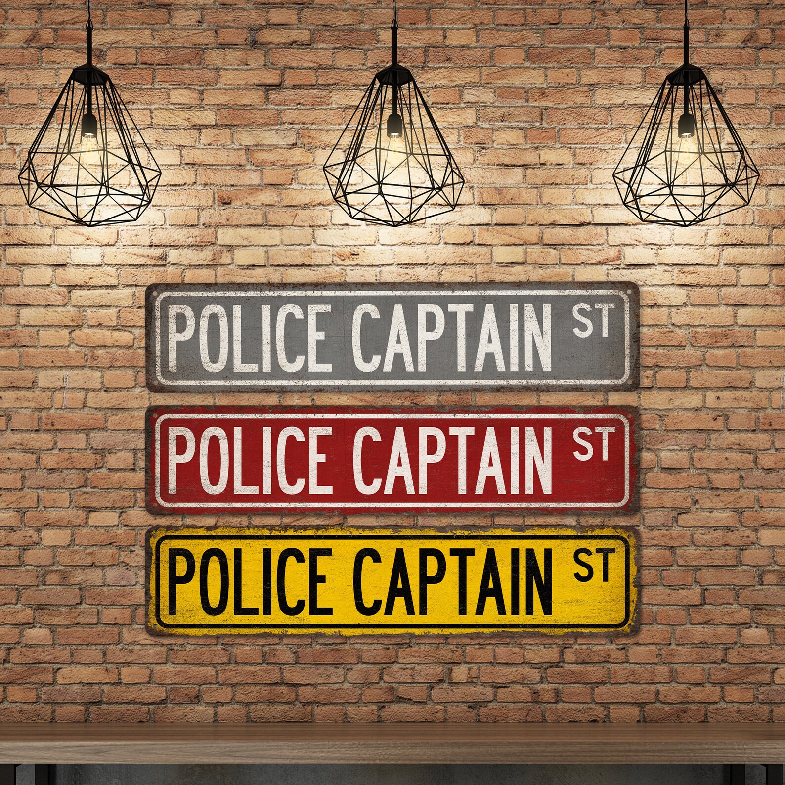 Police Captain Street Sign, Law Enforcement Gift - Etsy