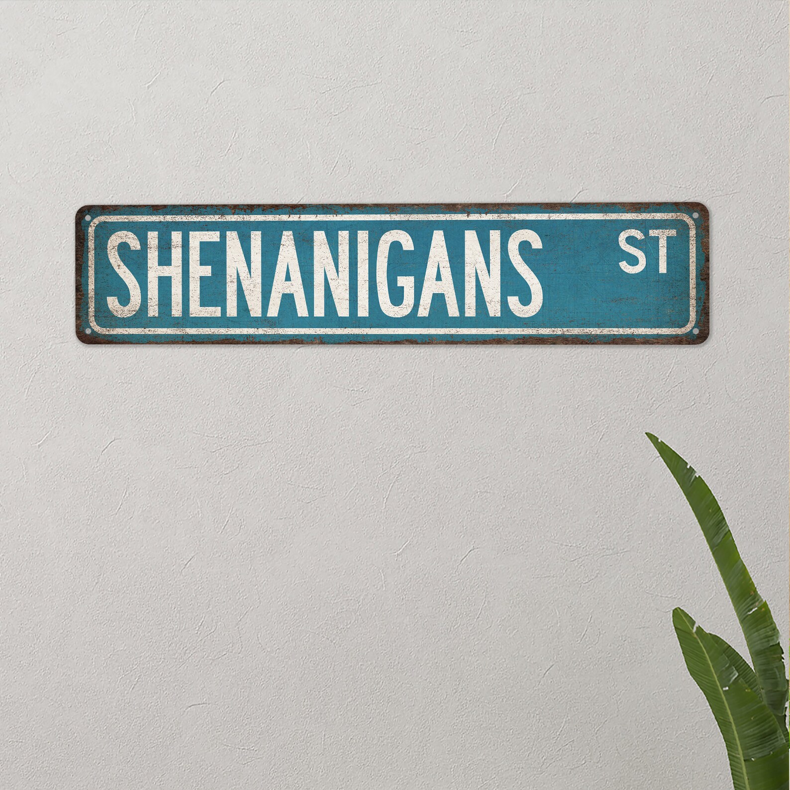 Shenanigans Blvd Street Sign, St Patrick's Day Decor, Custom-signs ...