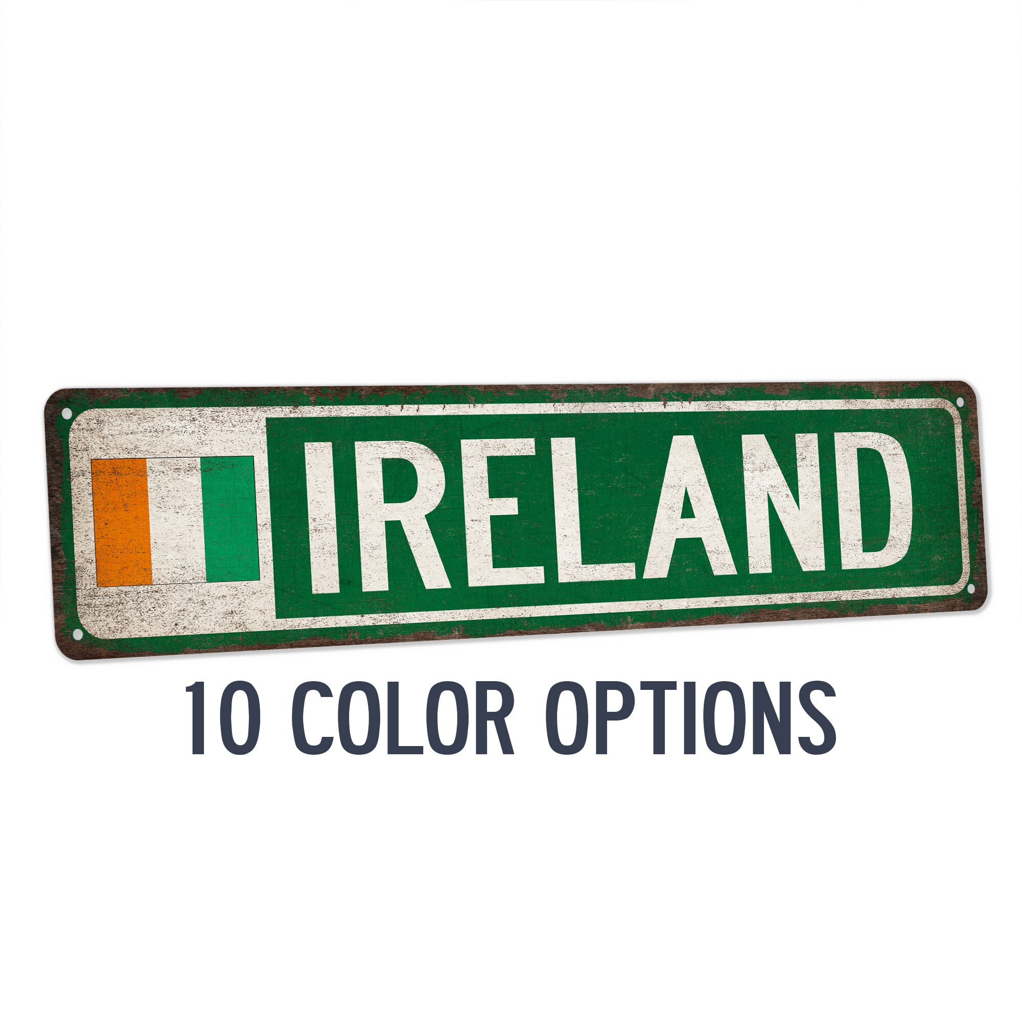 Ireland Street Sign, St Patrick's Day Decor, Irish Flag, Custom-signs ...