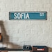 Sofia Sign, Sofia Gift, Girls Room Decor, Custom Street Sign, Signs for ...