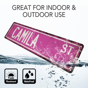 Camila Sign, Camila Gift, Girls Room Decor, Custom Street Sign, Signs ...