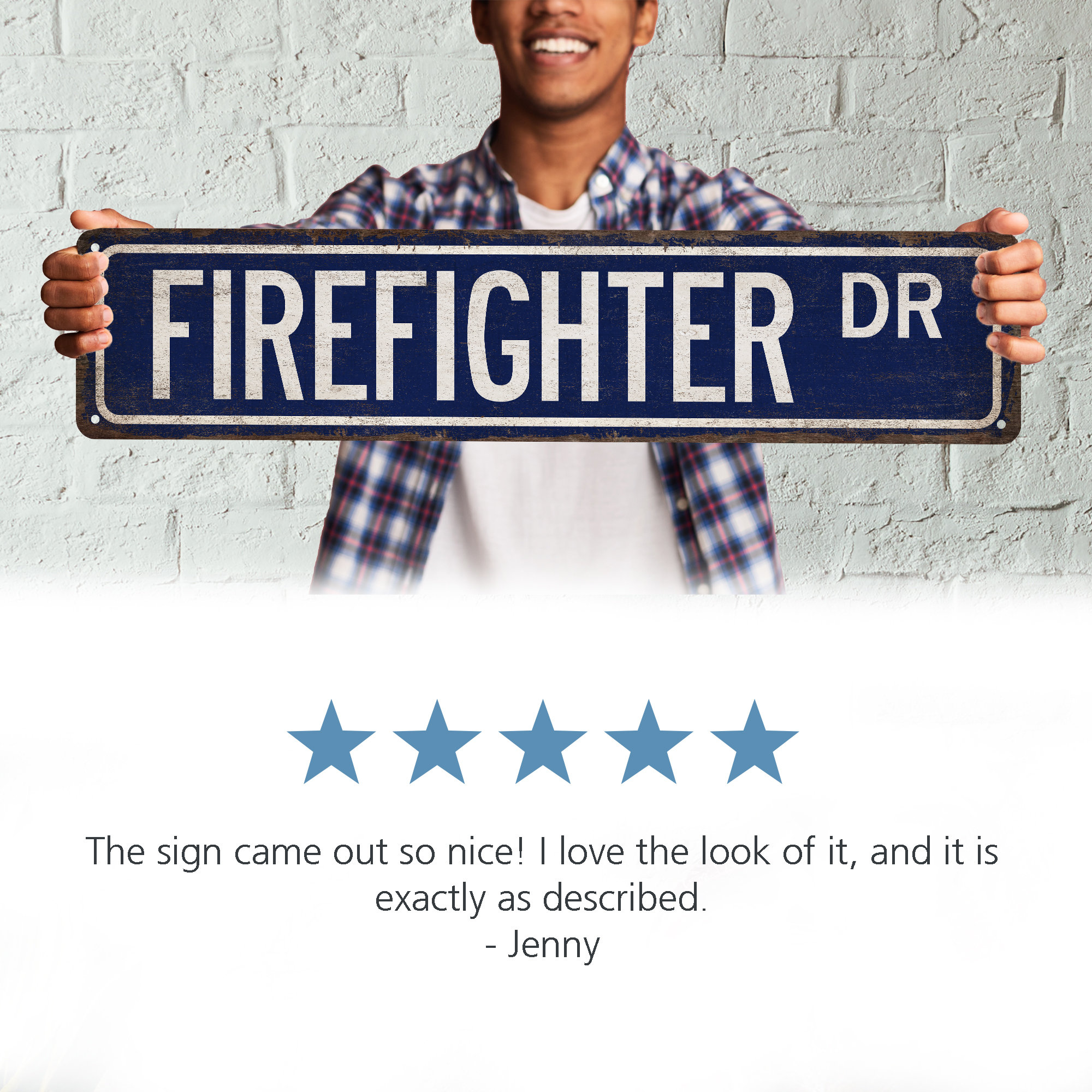 Firefighter, Firemen Street Sign, Fire Department Decor, Retirement ...