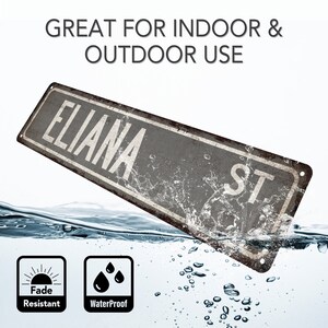 Eliana Sign, Eliana Gift, Girls Room Decor, Custom Street Sign, Signs ...