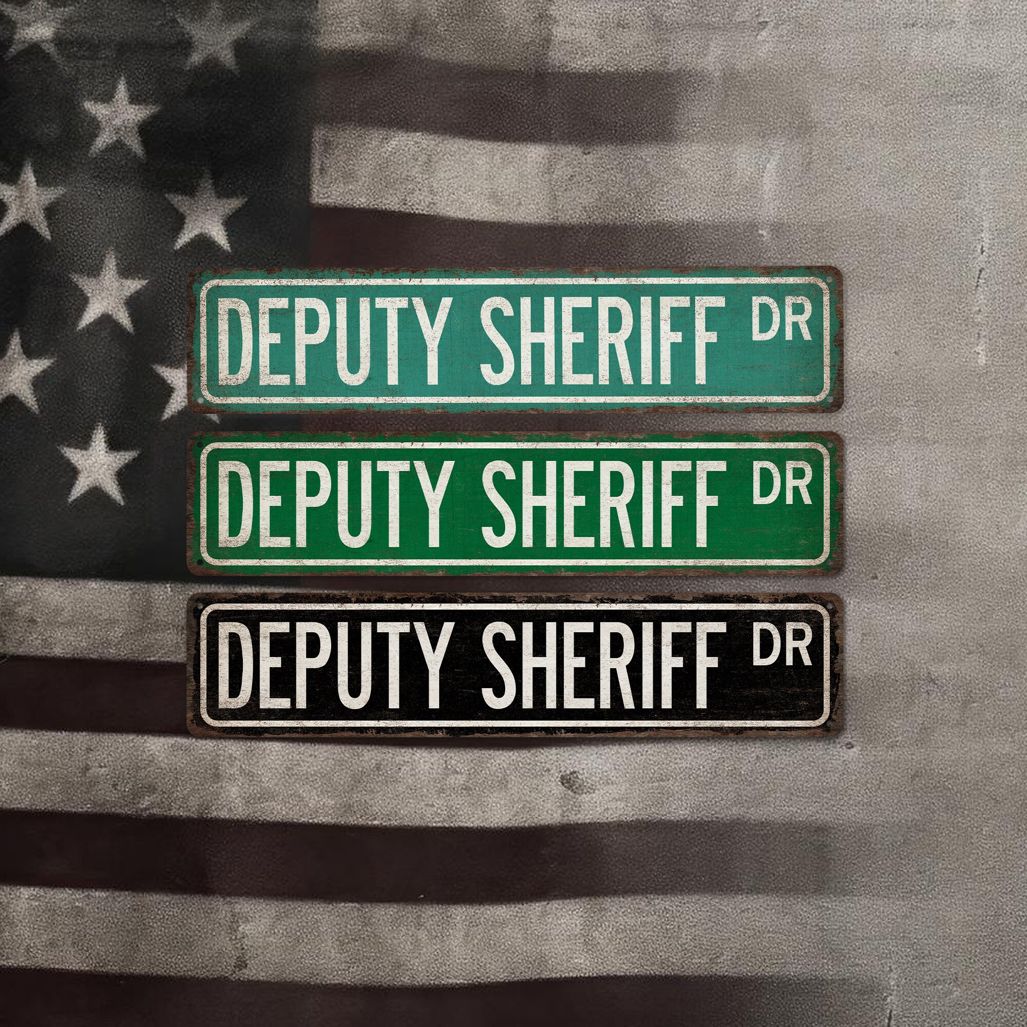 Deputy Sheriff Sign, Police Officer Street Sign, Police Office Decor ...