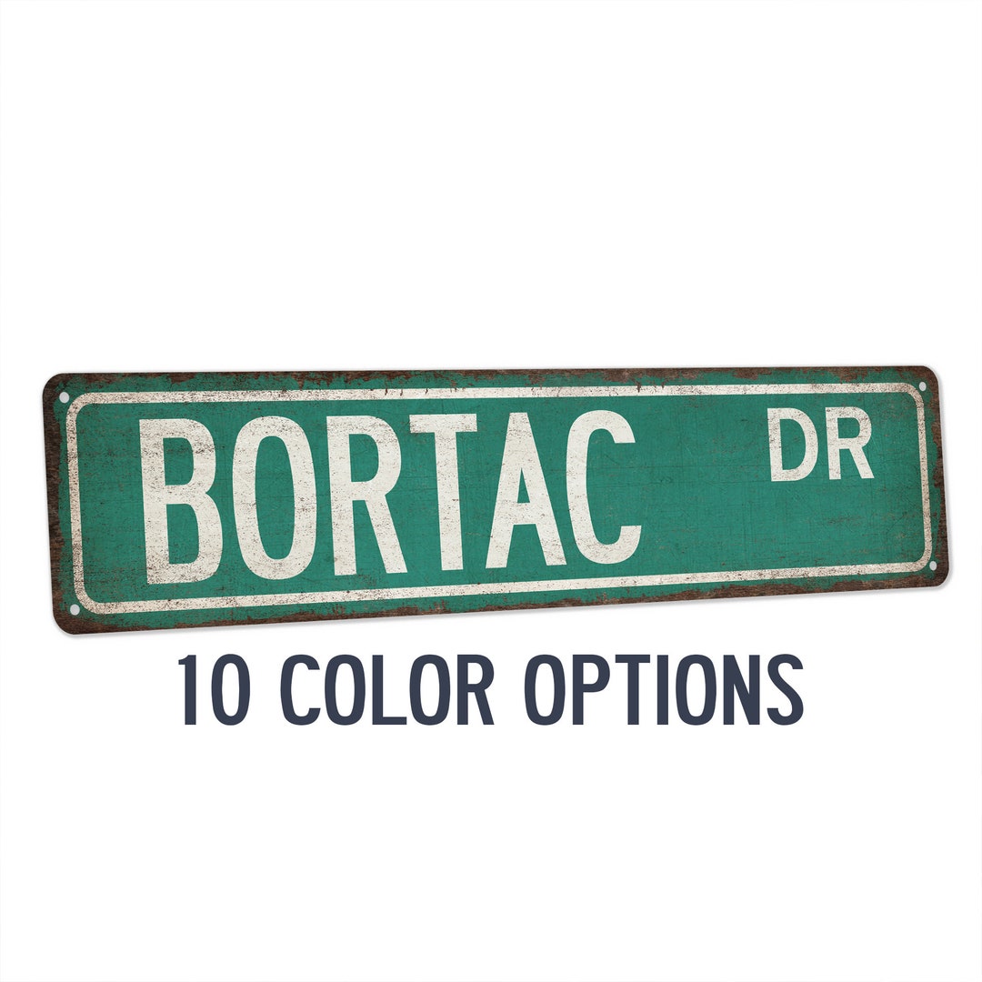 BORTAC Sign, Border Patrol Street Sign, Tactical Unit, Federal Agent ...