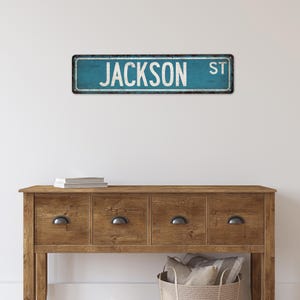 Jackson Sign, Name Signs, Custom Street Sign, Boy Name Sign, Boys Gifts ...