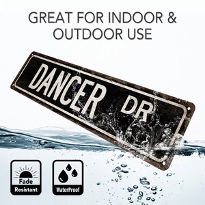 Dancer Sign, Dancer Street Sign, Dance Studio Decor, Ballet Sign, Tap ...