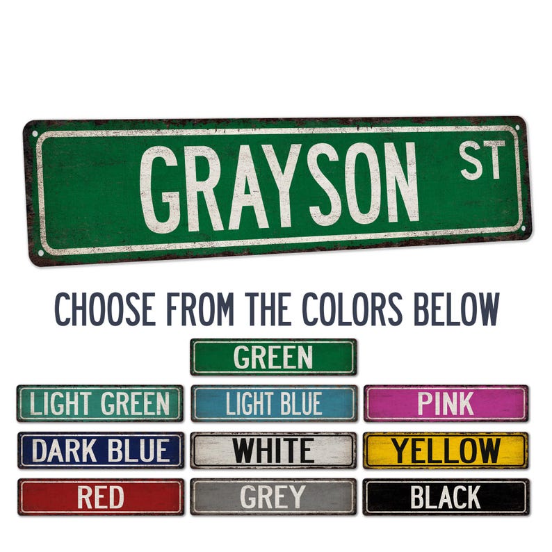 Grayson Sign, Name Signs, Boys Gifts, Nursery Signs, Signs for Boys ...