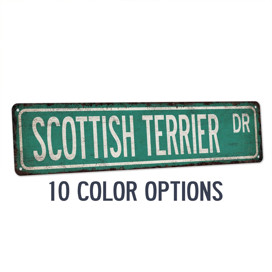 Scottish Terrier Sign, Dogs, Dog Lover, Gift, Dog Sign, Dog Gift, Dog ...