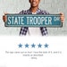 State Trooper Sign, Police Street Sign, Police Office Decor, Retirement ...