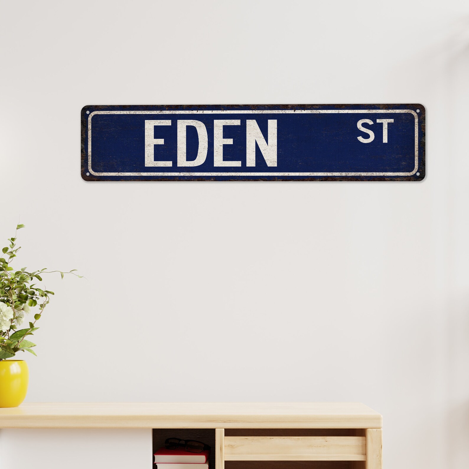 Eden Sign, Eden Gift, Girls Room Decor, Custom Street Sign, Signs for ...