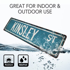 Kinsley Sign, Kinsley Gift, Girls Room Decor, Custom Street Sign, Signs ...