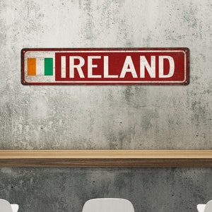 Ireland Street Sign, St Patrick's Day Decor, Irish Flag, Custom-signs ...