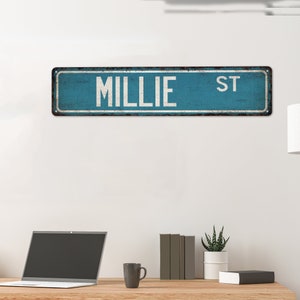 Millie Sign, Millie Gift, Girls Room Decor, Custom Street Sign, Signs ...