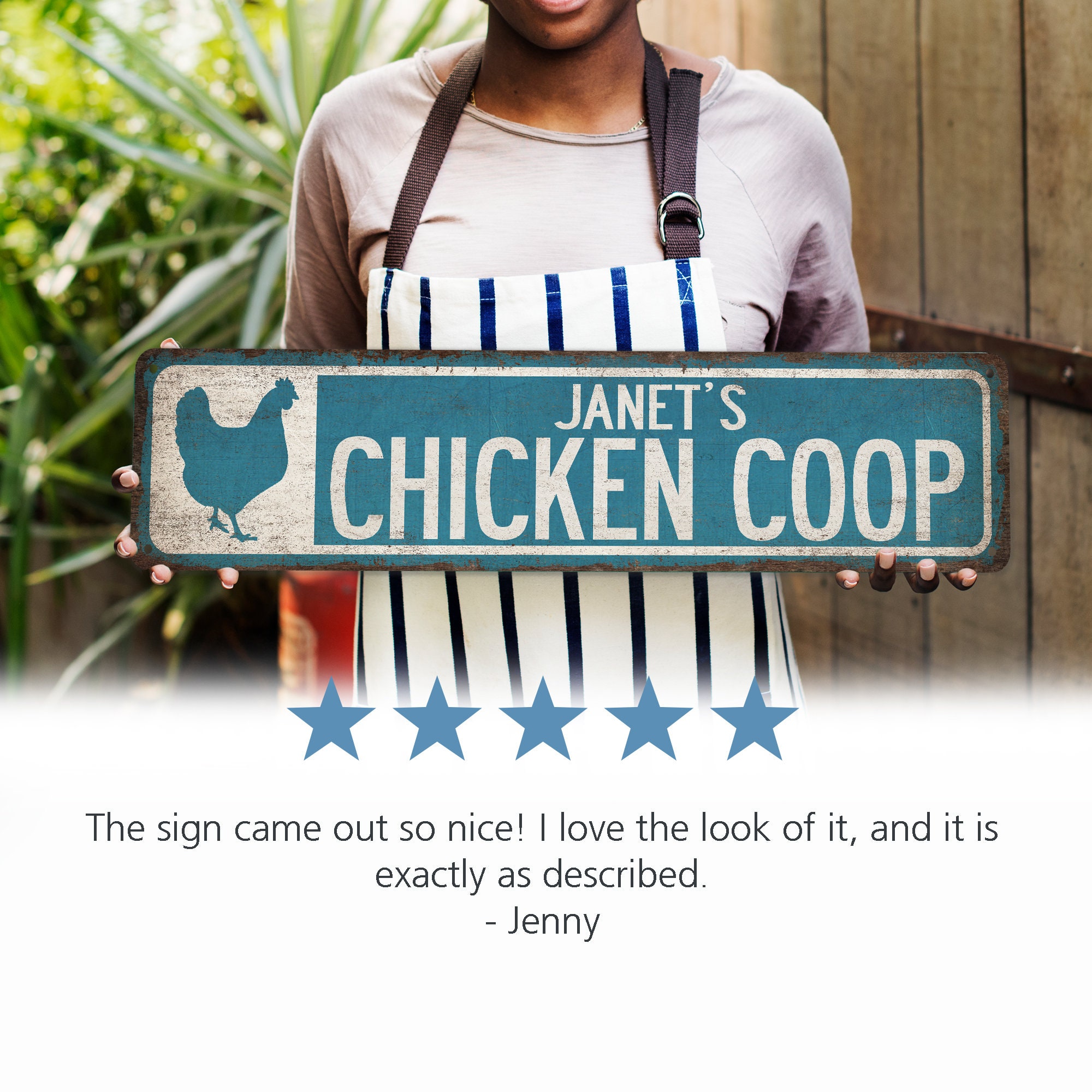 Custom Chicken Coop Sign, Street Sign - Etsy