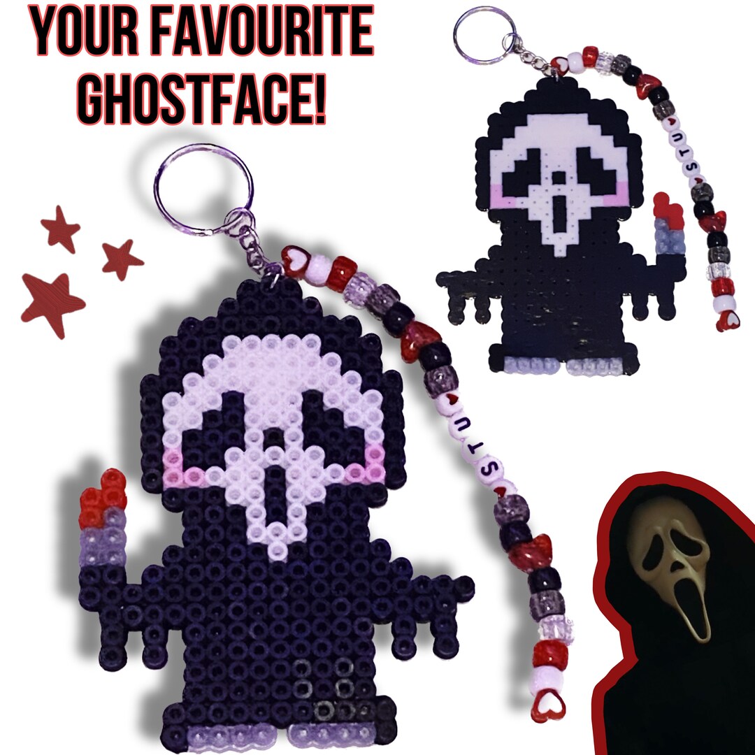 Cute Scream Chibi Ghostface Charm Stu Macher Pictured Custom and ...