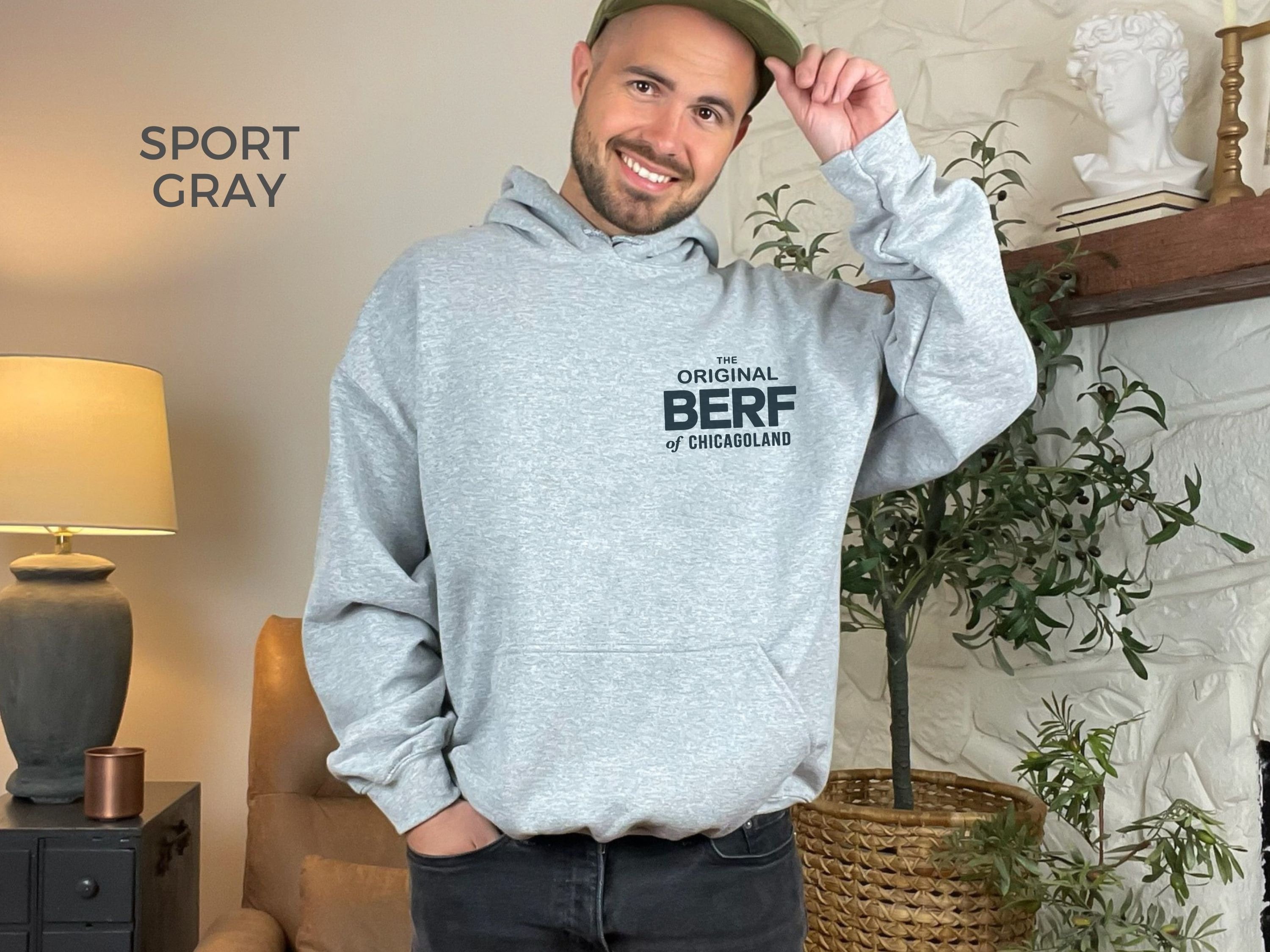 The Original Berf of Chicago Land Hood Sweatshirt, Bear Carmy Richie ...