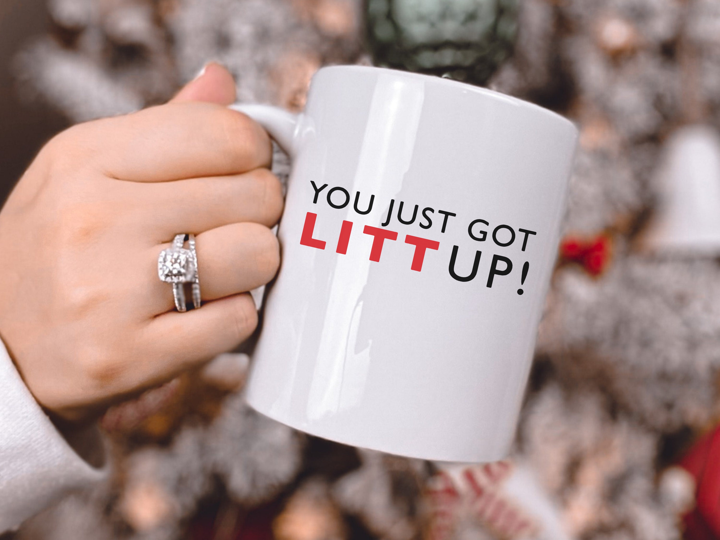 You Just Got Litt up Mug,suits Coffee Cup, Louis Litt,harvey Specter ...