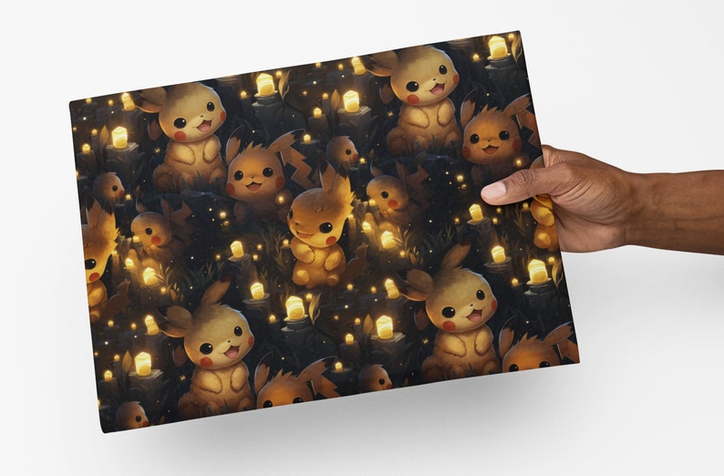 Pokemon Digital Paper, Scrapbook, 25 JPG Files 12 X12 , Instant ...