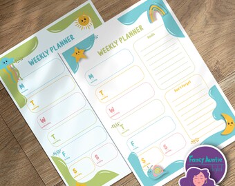 Little Mermaid Weekly Planner for Little Girls, Digital Download ...