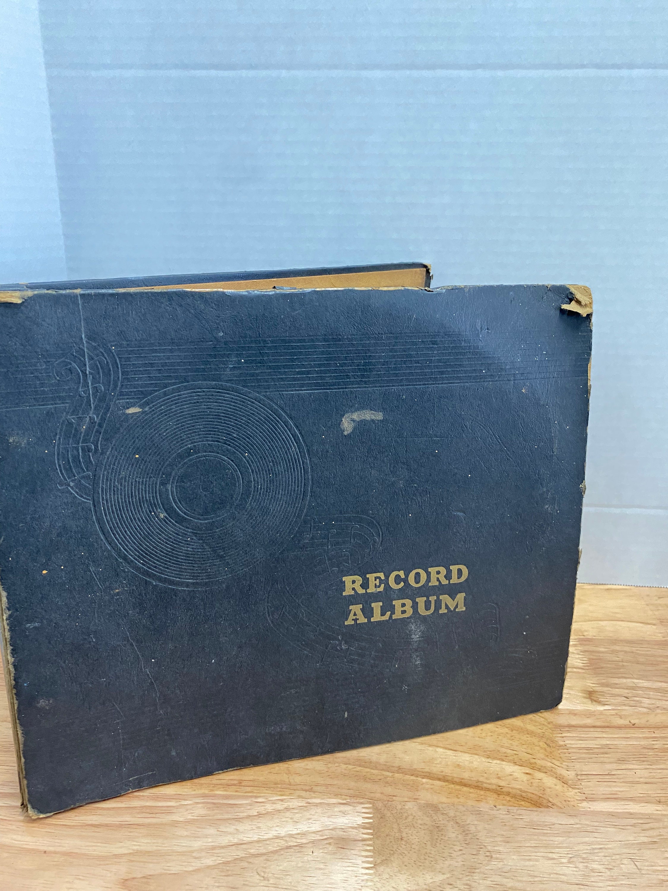 Antique Vinyl Record Album Book - Etsy