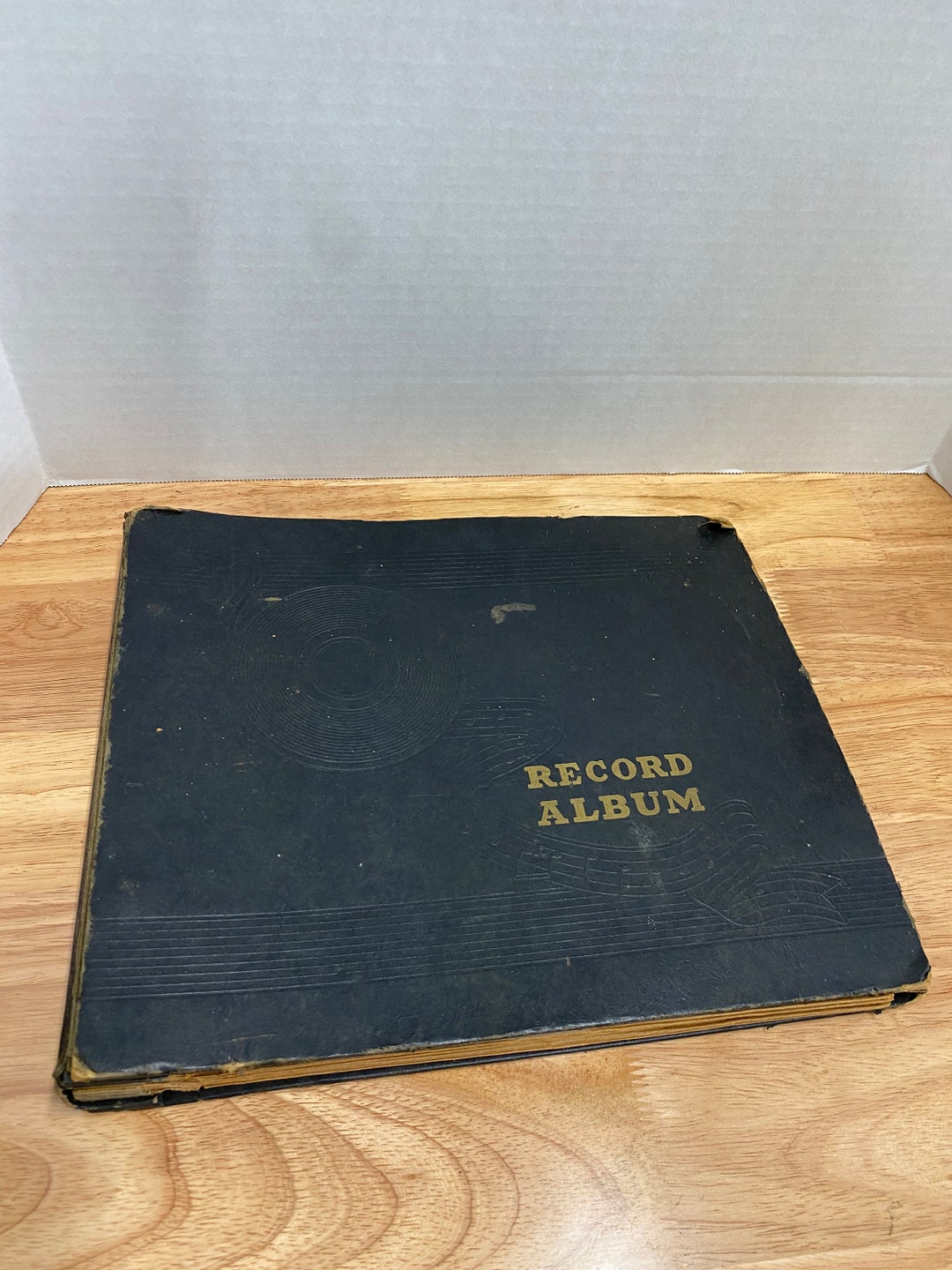 Antique Vinyl Record Album Book - Etsy