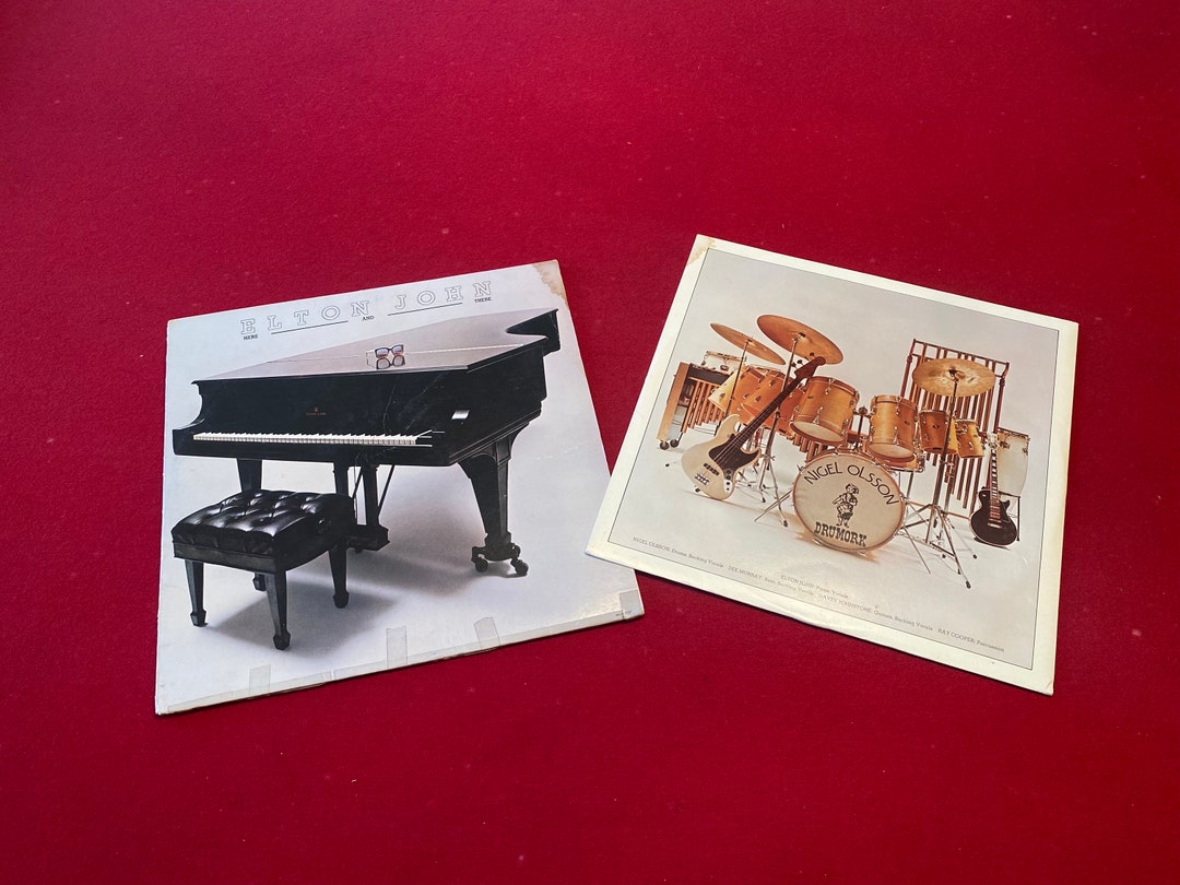Elton John- Here and There Vintage Vinyl Record - Etsy