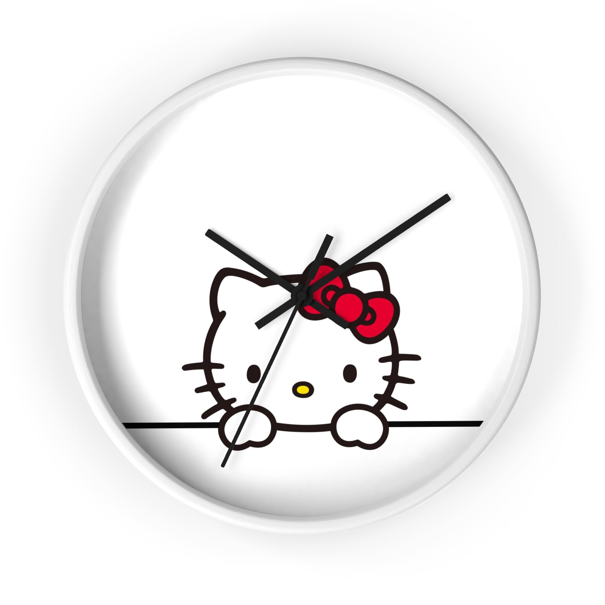 Hello Kitty Wall Clock - Etsy