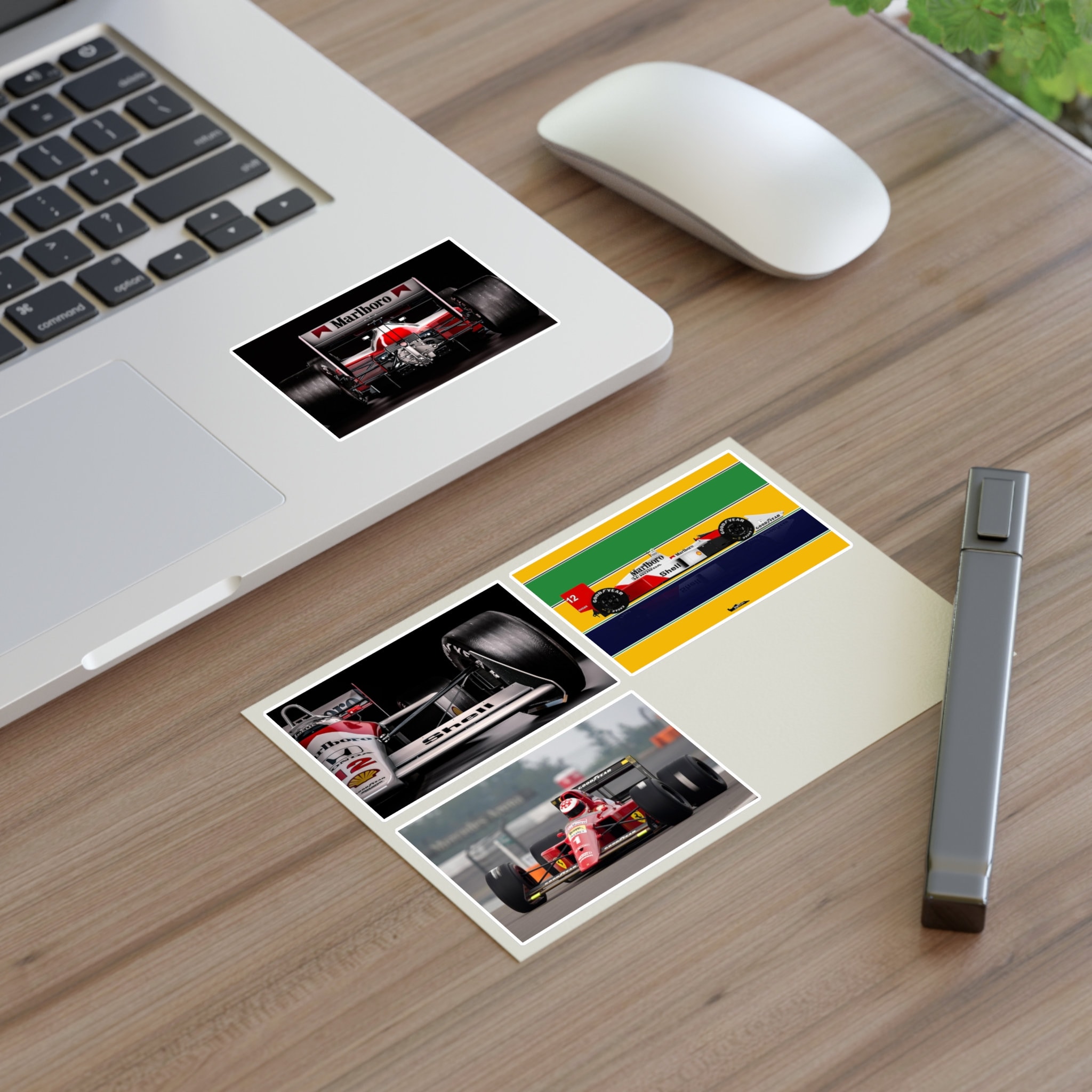 Vintage F1 Senna Schumacher Sticker Sheets - Etsy