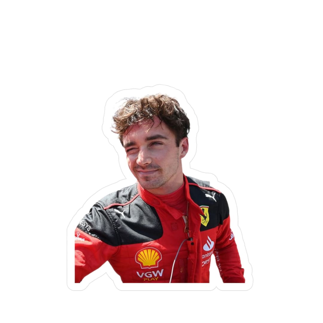 Charles Leclerc Kiss-cut Vinyl Decal- Formula 1 Ferrari - Etsy