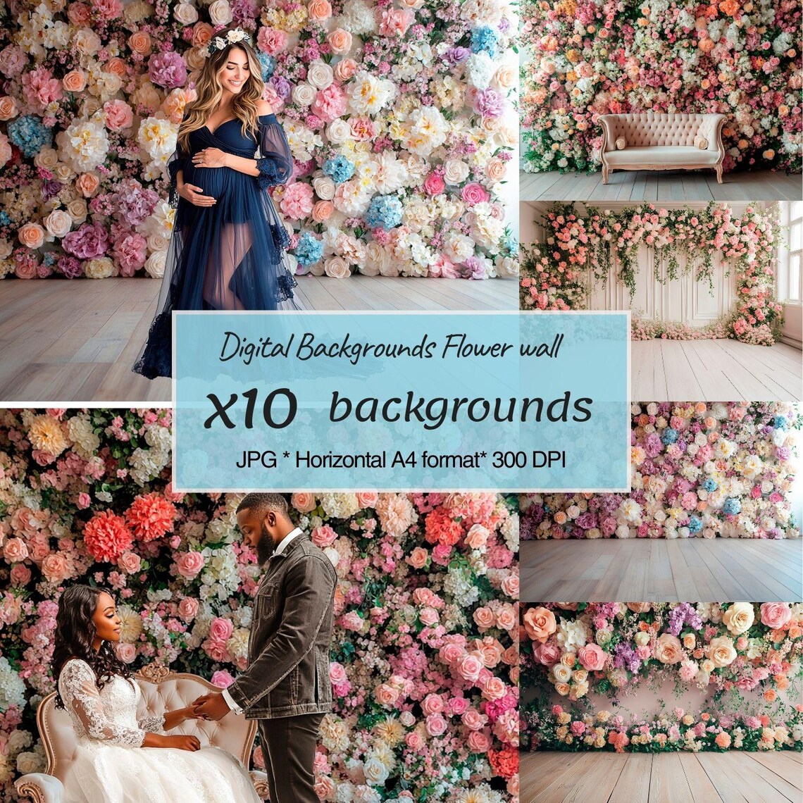 10 Maternity Background & for People in Love, Digital Backdrops for ...