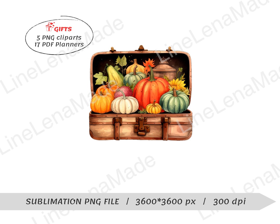 Autumn Clipart, Kawaii Fall PNG~ Thanksgiving Png~ High Quality ...