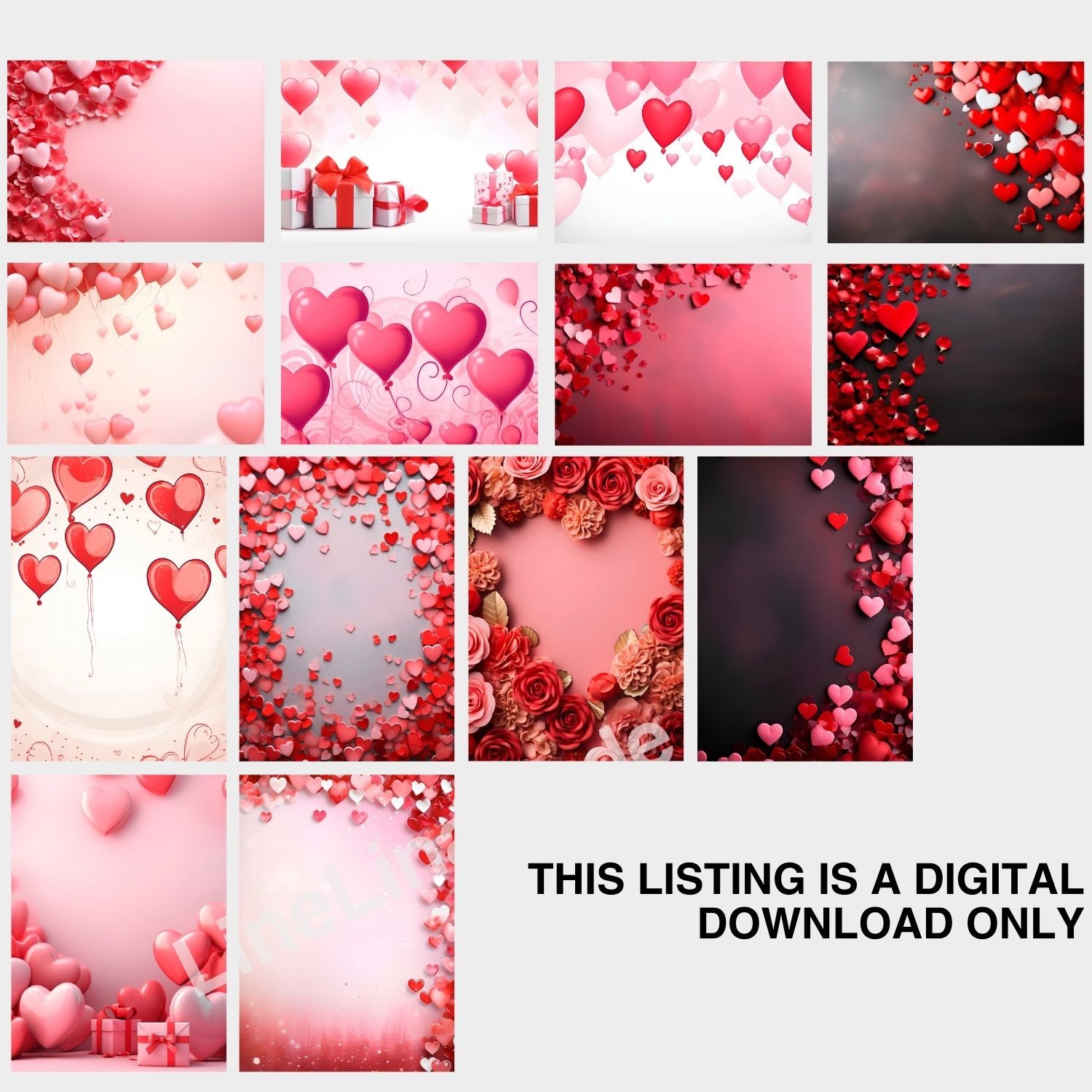 14 JPG Valentine's Day Backgrounds, High Quality Images, Commercial Use ...