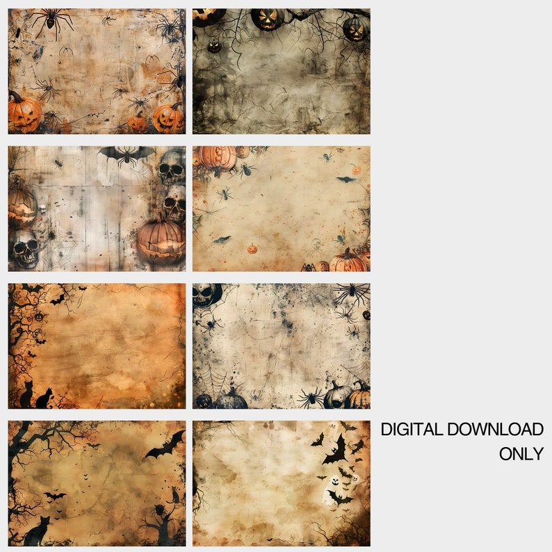 Halloween Background, 16 Digital Halloween Wallpapers, Spooky Halloween ...