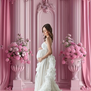 2 Maternity Backdrops Photo, Overlay for Photoshop, Art Texture Overlay ...