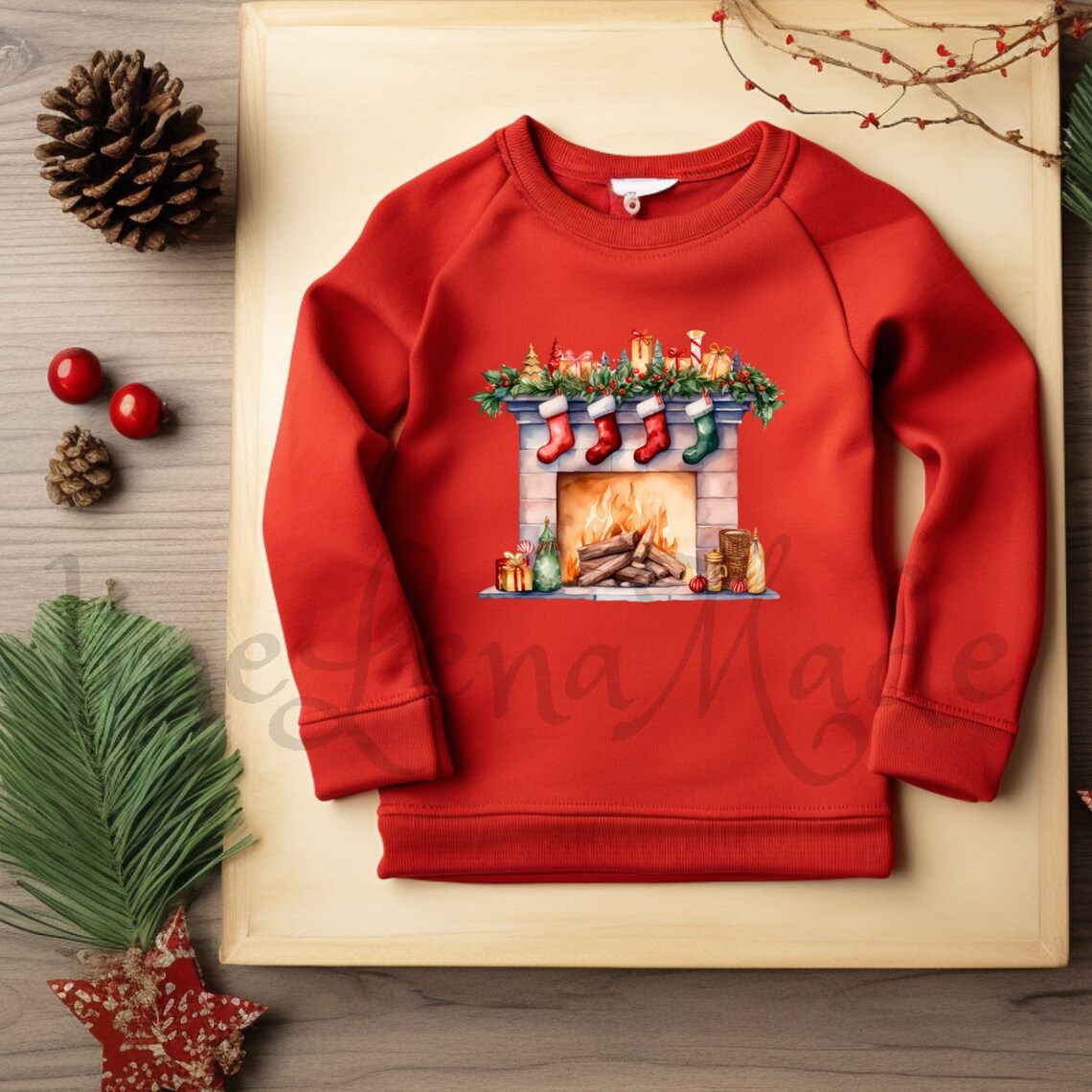 Christmas Clipart Fireplace With Christmas Stockings, High Quality PNG ...