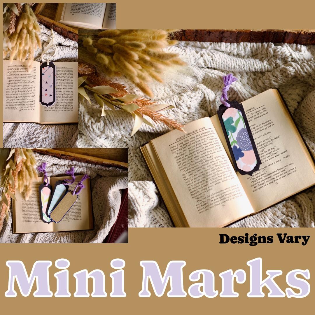 Mini Marks. Mini Bookmarks Design Vary and Unique. Book Worm Gift Idea ...