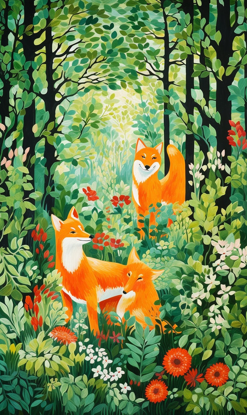 ENCHANTED FOREST CALENDAR 2024 Wall Calendar Handmade Monthly Planner ...