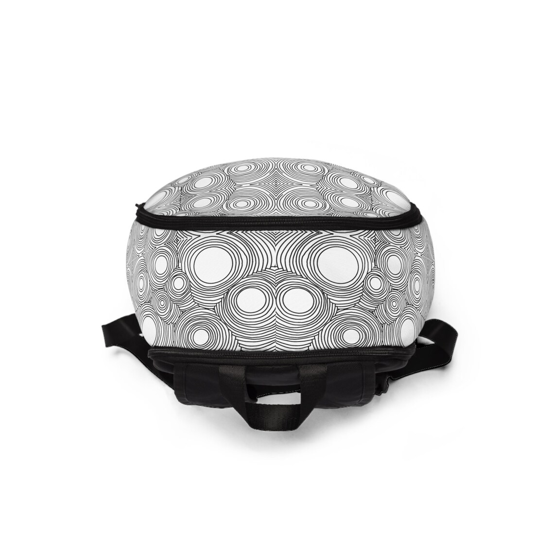 CIRCLES EVOLVED BACKPACK Artisan Designed, Hand Drawn, Backpack, Back ...