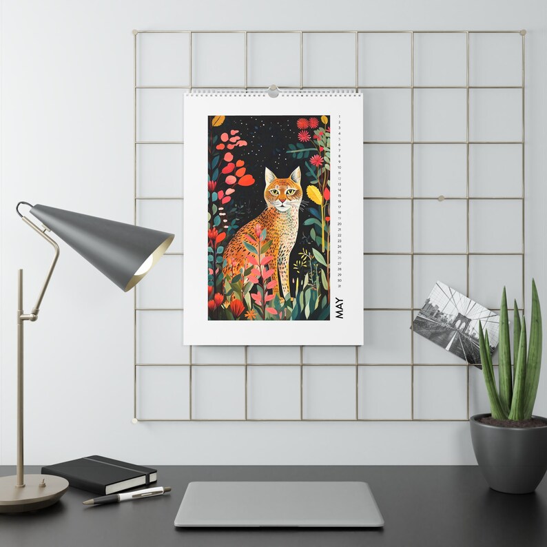 ENCHANTED FOREST CALENDAR 2024 Wall Calendar Handmade Monthly Planner ...