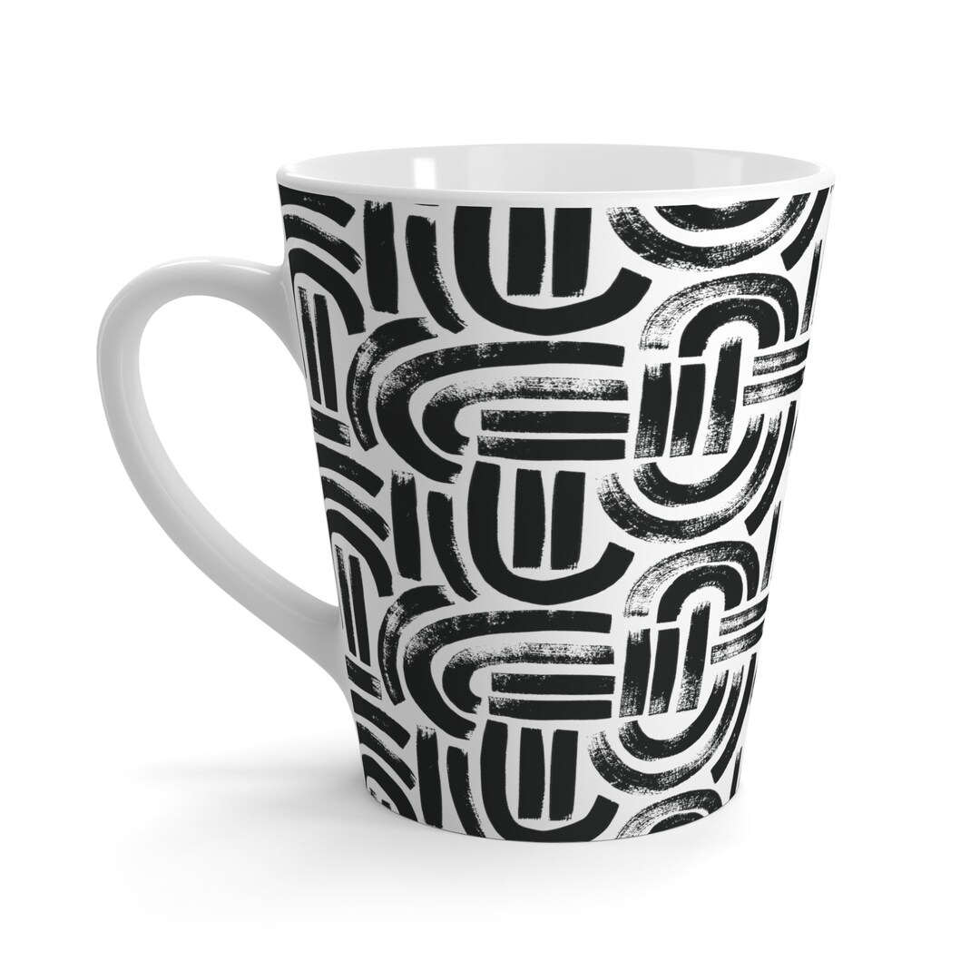SHARPIE ART MUG Hand Drawn Swoop Coffee Cup Great Gift - Etsy