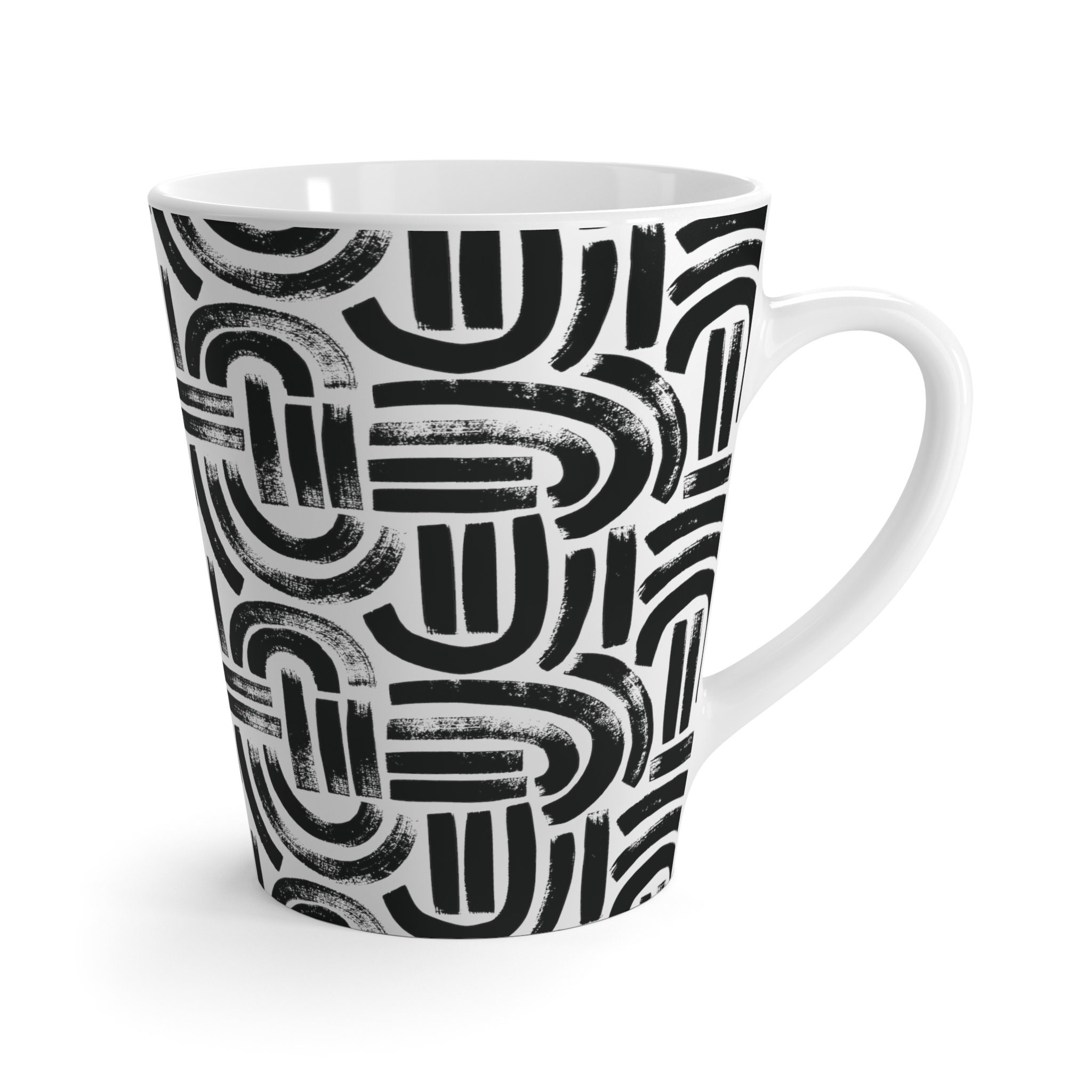 SHARPIE ART MUG Hand Drawn Swoop Coffee Cup Great Gift - Etsy