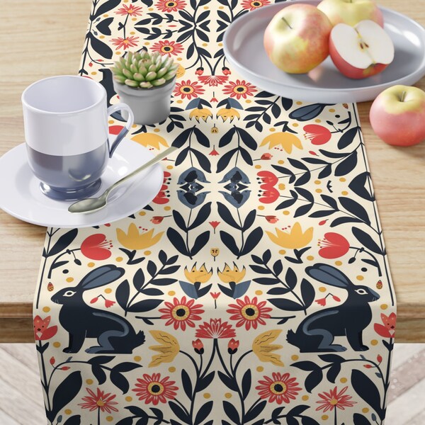 Bunny Table Runner - Etsy