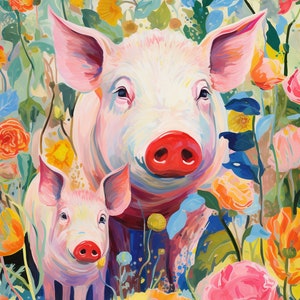 FARM FRIENDS CALENDAR 2024 Wall Calendar Handcrafted Monthly Planner ...