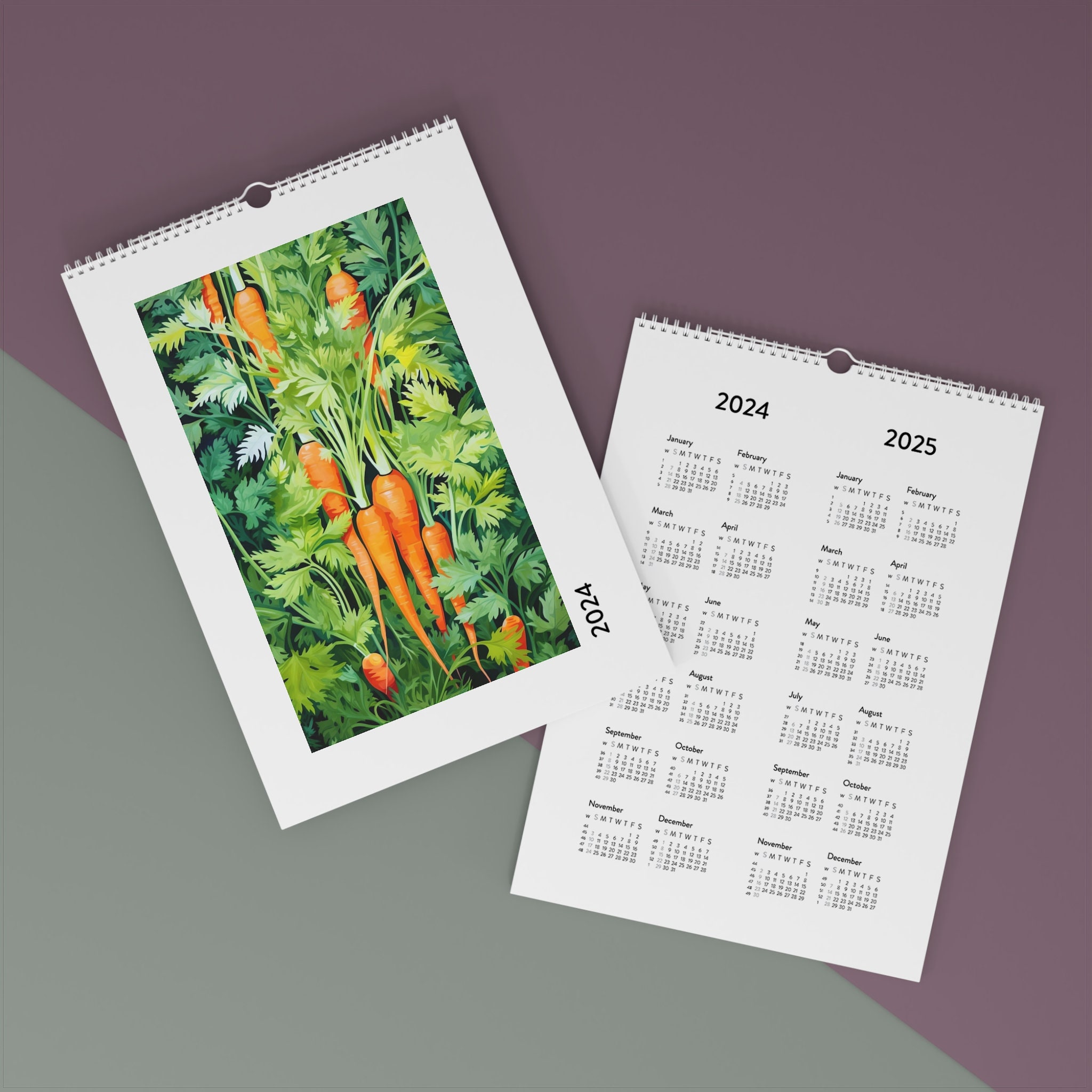 GORGEOUS GARDENS CALENDAR 2024 Floral Wall Calendar Handcrafted Monthly ...