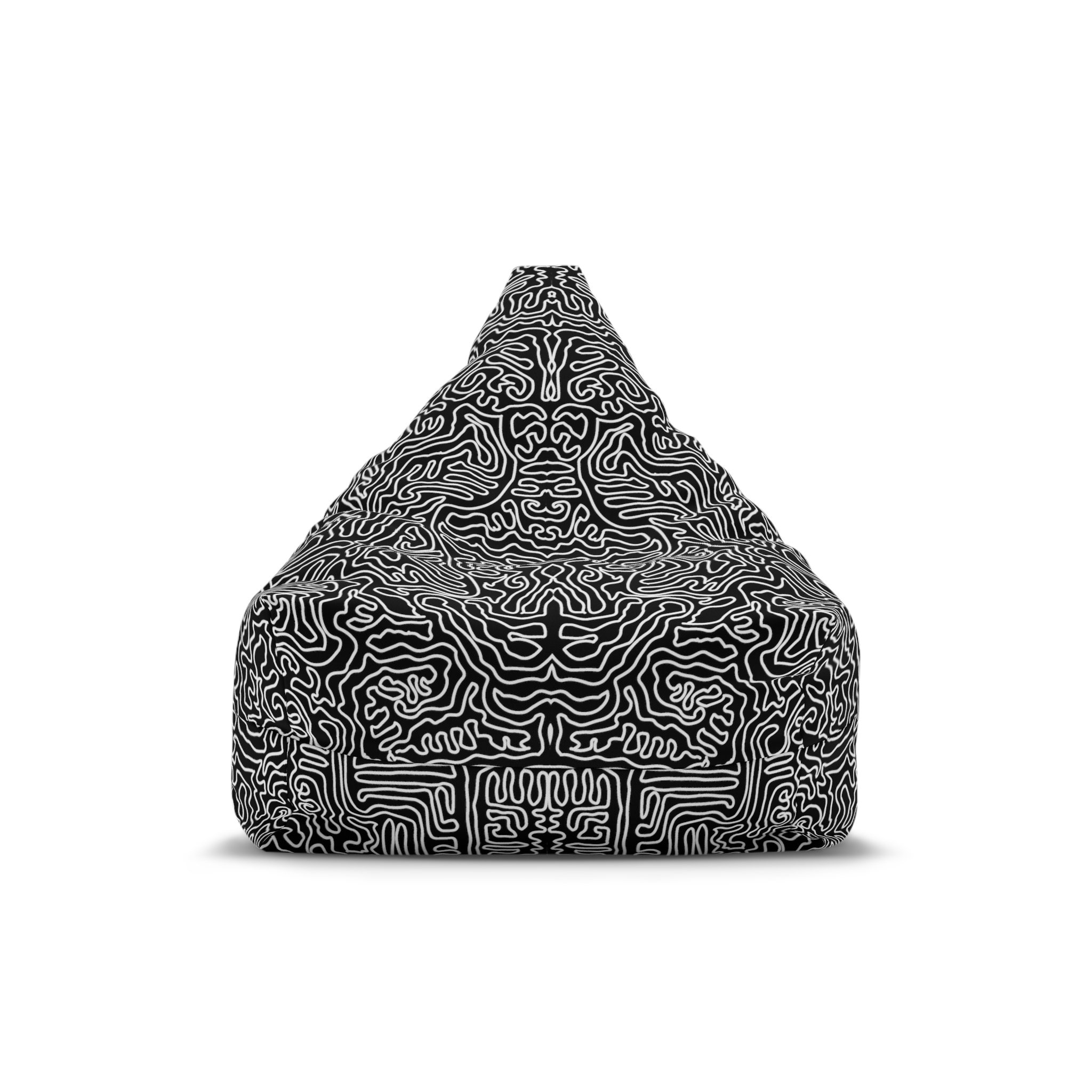 LOCO TOPO BEANBAG Hand Drawn Bean Bag Chair Cover Kids Bean Bag, Adult ...