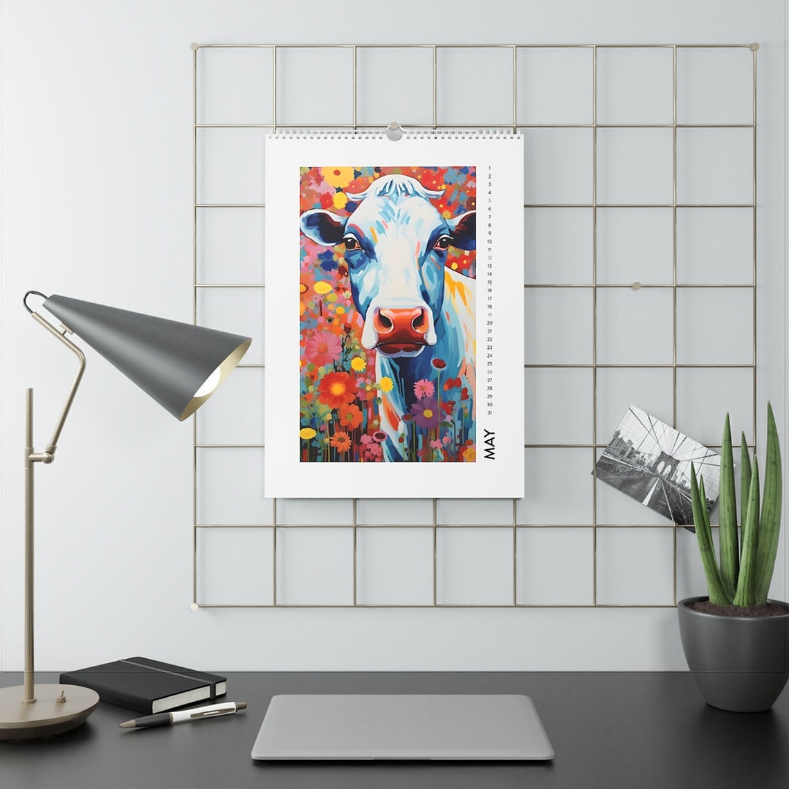 FARM FRIENDS CALENDAR 2024 Wall Calendar Handcrafted Monthly Planner ...